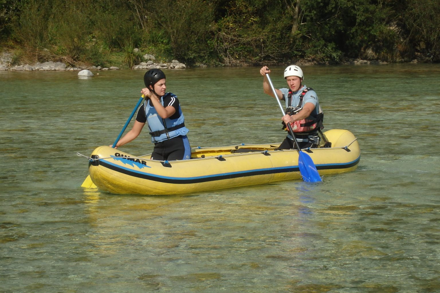 Soča local team - Mini raft primeren za 3 osebe